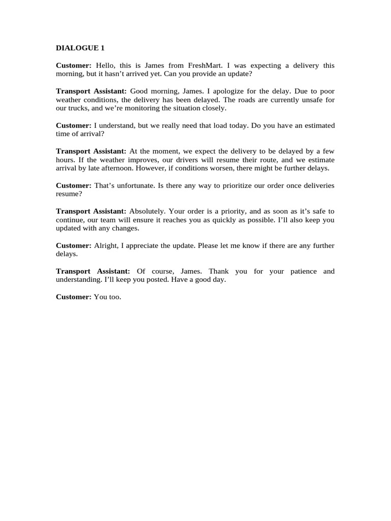 Late Delivery | PDF