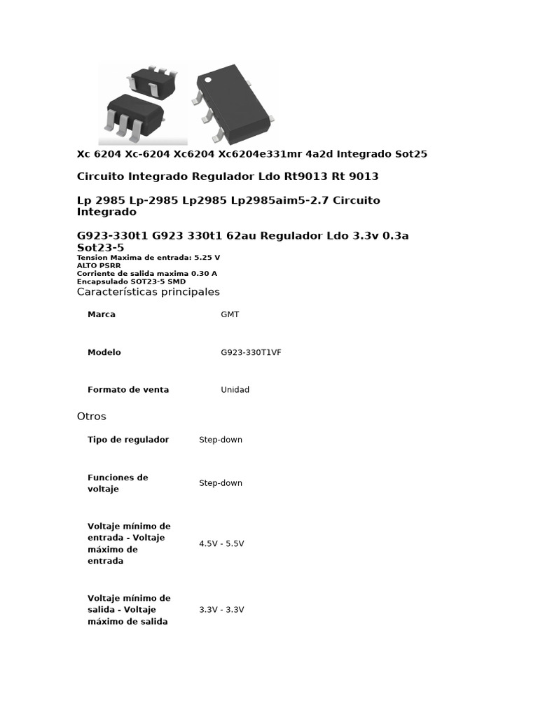reguladores LDO | PDF | Electromagnetismo | Ingeniería Electrónica