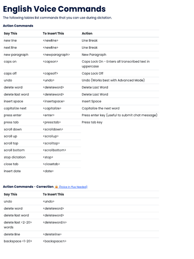 Ms Edge Ai Voice Commands | PDF