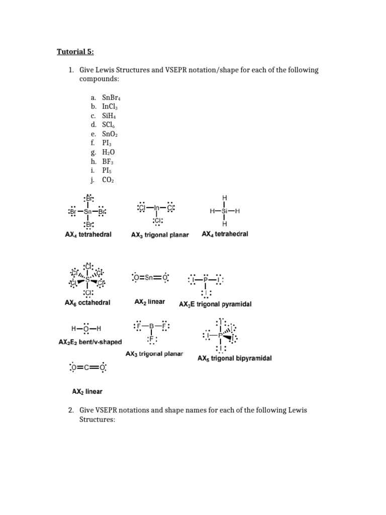 Lewis Structures and Thermochemistry Guide | PDF | Ammonia | Chemical ...
