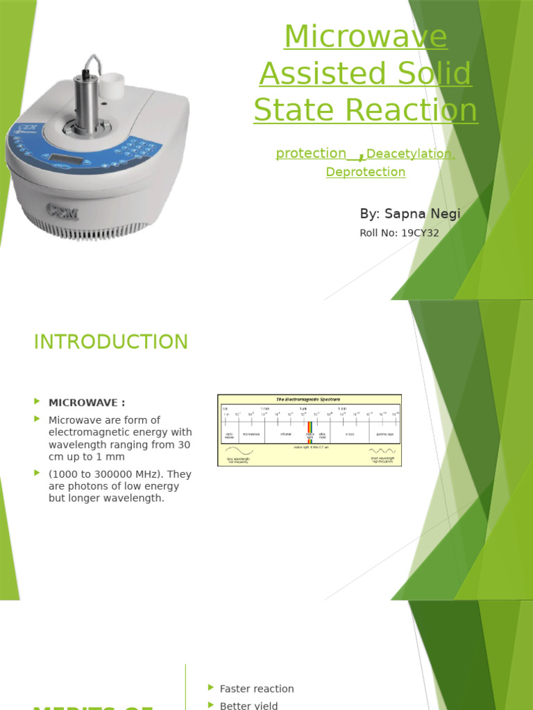 Microwave-Assisted Protection Strategies | PDF | Ether | Chemical Reactions