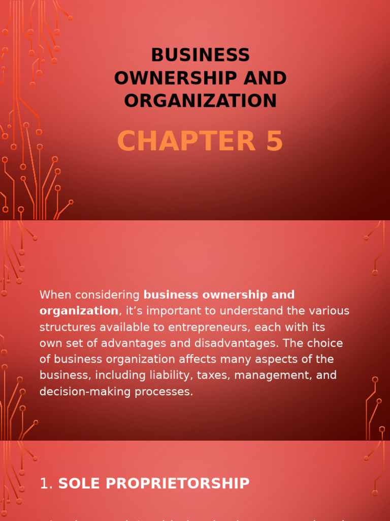 Business Ownership Structures Explained | PDF | Limited Liability ...