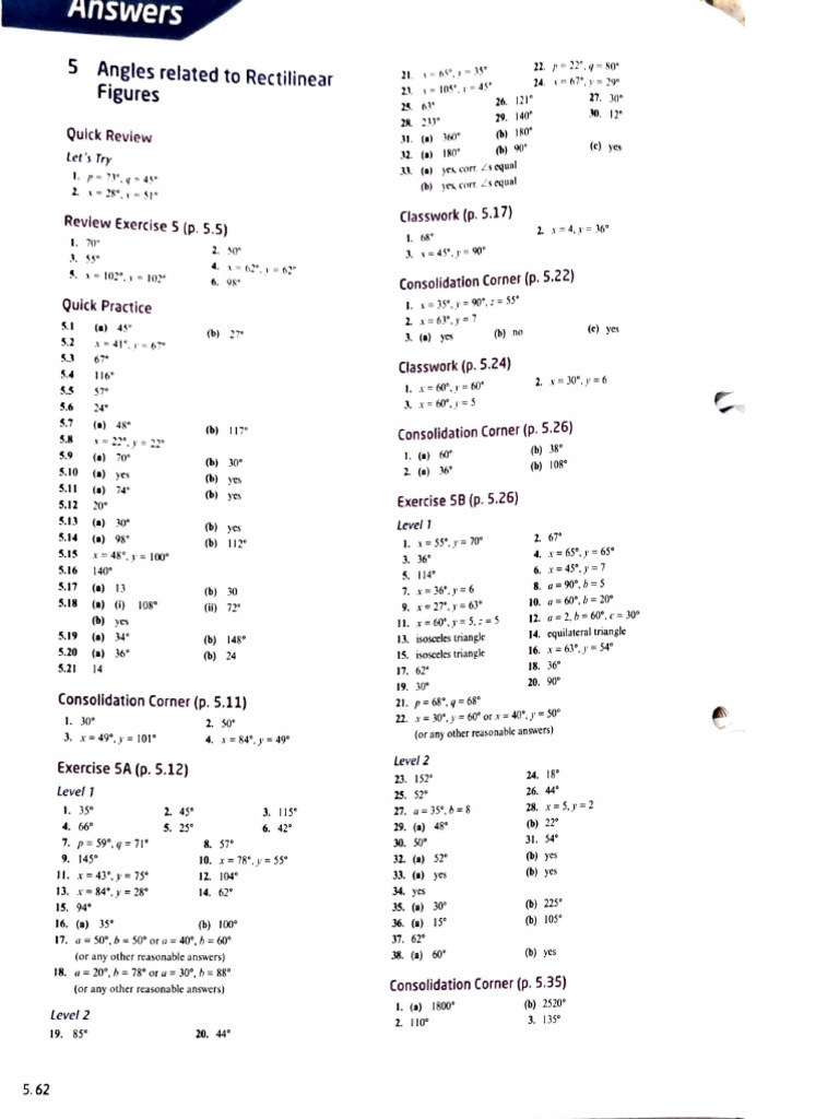 Recttilinear Angles Parallel Lines-65 | PDF