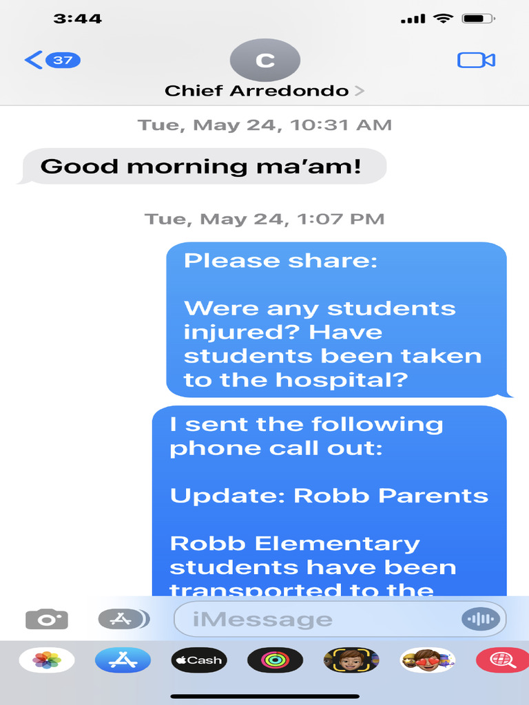 Other People Texts With Peter Arredondo (Redacted) | PDF