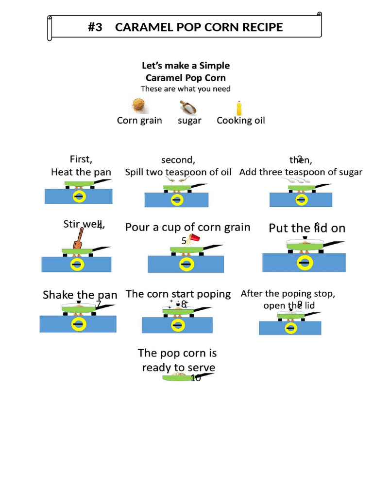 3 (How To Make Popcorn) | PDF