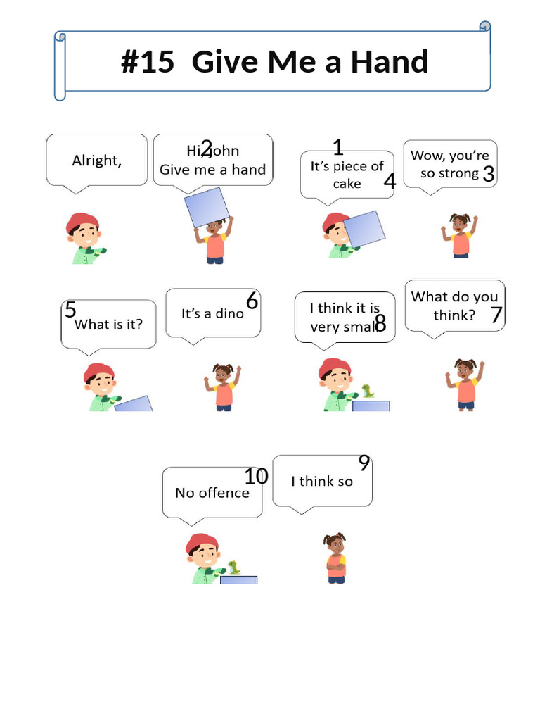 #15 Give Me A Hand | PDF