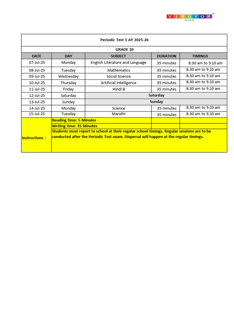 Annexure 1.a.1 GR 10 PT1 - TT - 25-26 | PDF