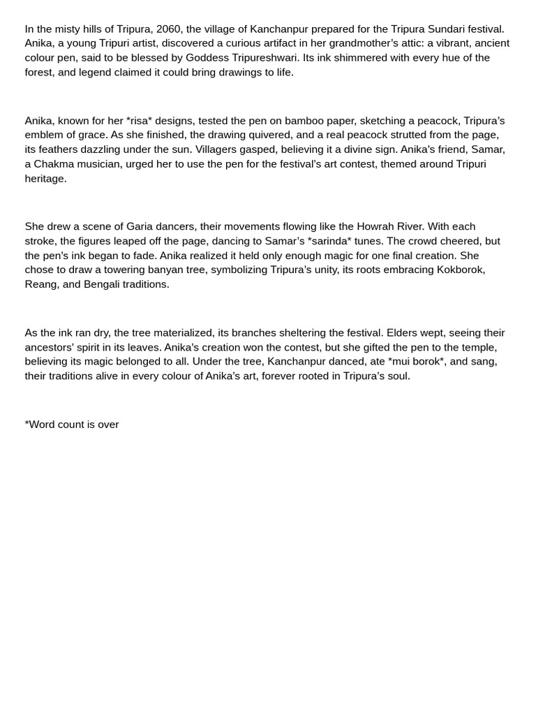 The Colour Pen of Tripra | PDF