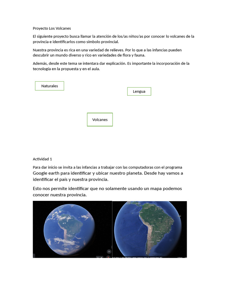 Proyecto Los Volcanes | PDF