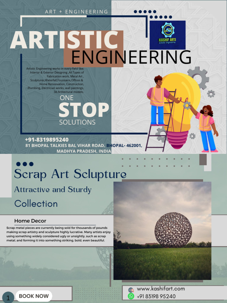 Scrap Art Sclupture - Scrap Art Sculpture | PDF | The Arts