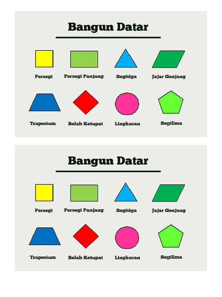 Bangun Geometri | PDF
