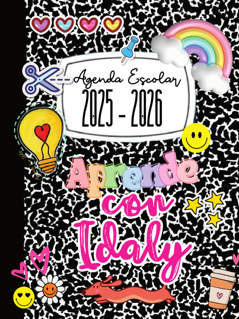 Agenda Escolar 2025-2026 Gratis | PDF