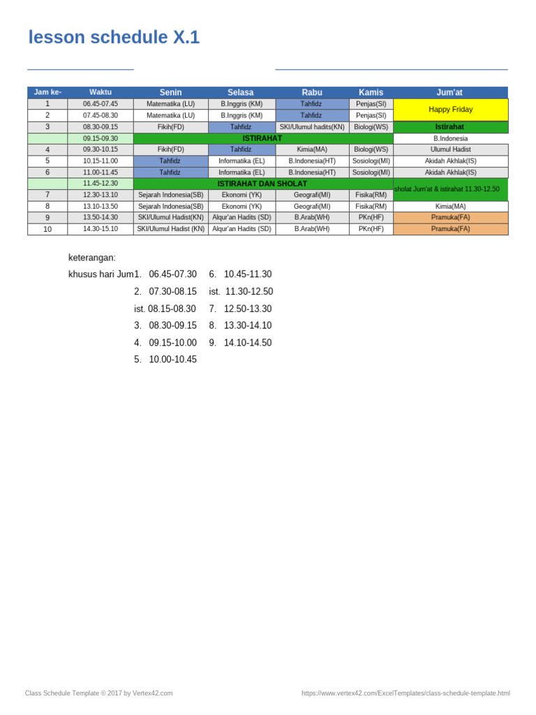 class-schedule | PDF