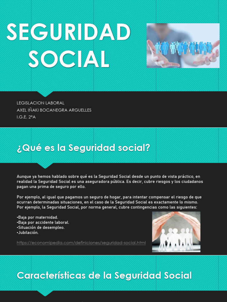 Seguridad Social: Obligaciones y Régimen | PDF | Politica social