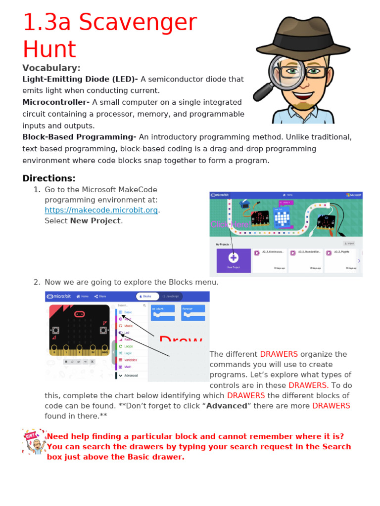 1.3a Scavenger Hunt | PDF | Computer Programming | Computing