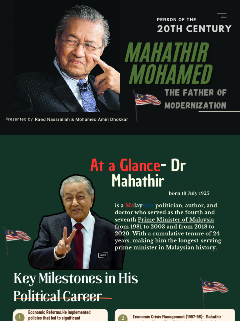 Mahathir Mohamed (1) | PDF | Malaysia | Economies