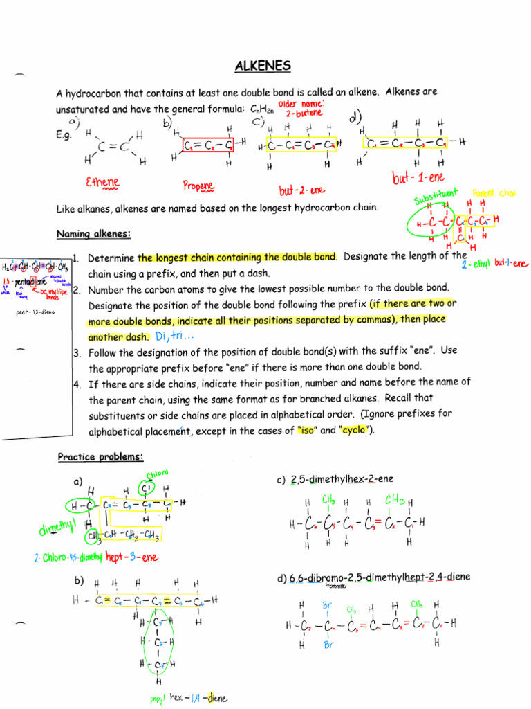 Grade 12 Organic Chemistry Notes | PDF