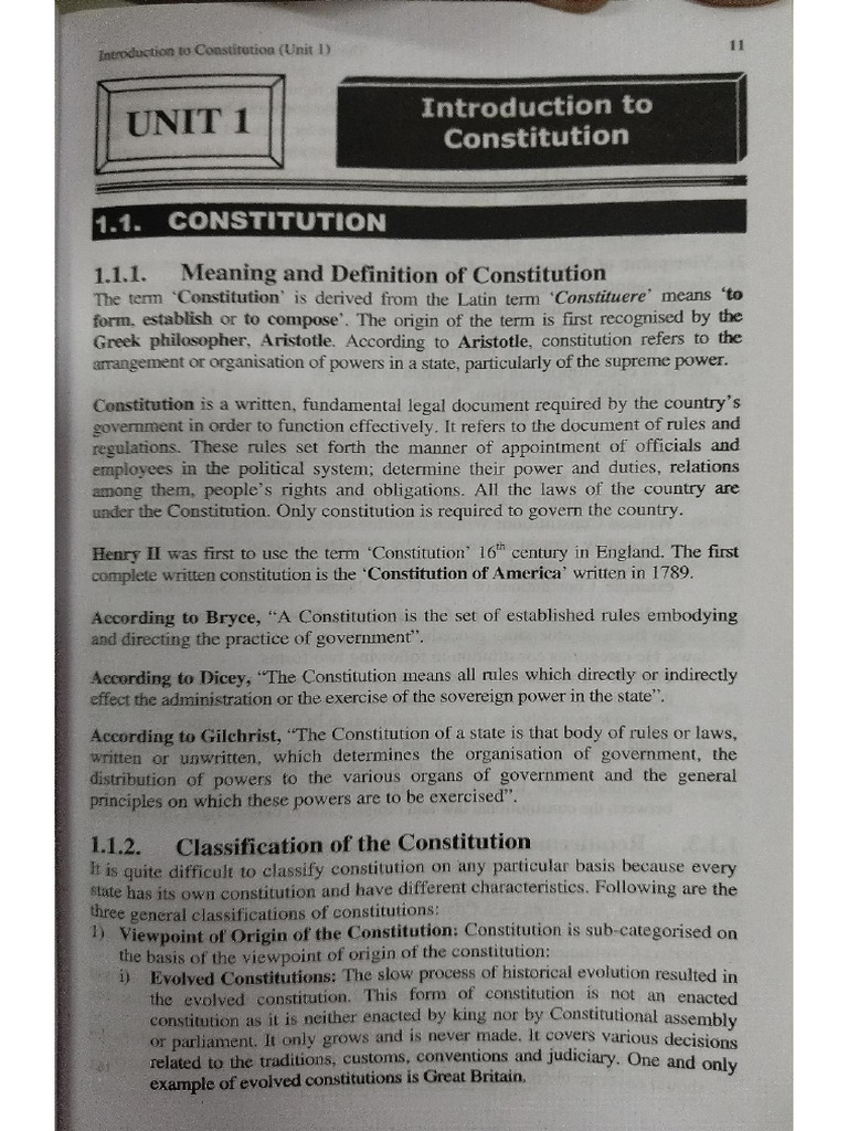 Module 1 - Introduction To Constitution Compressed Low | PDF