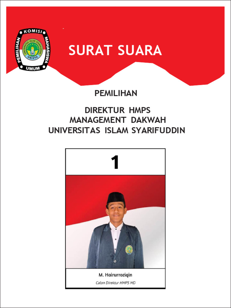 Surat Suara HMPS MD | PDF
