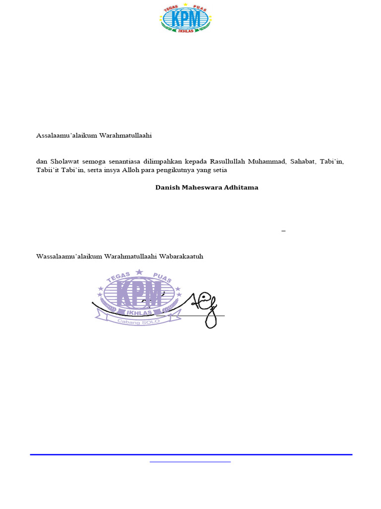 Surat Pemberitahuan IKMC 2025 | PDF