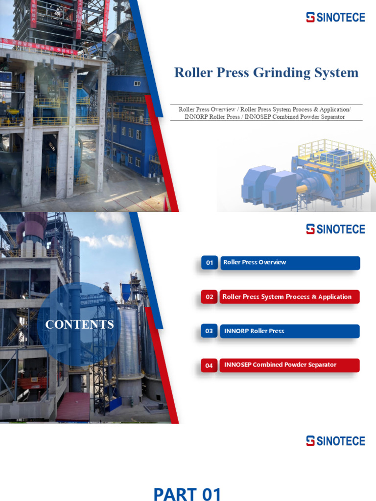 Roller Press System Overview and Applications | PDF | Mill (Grinding ...