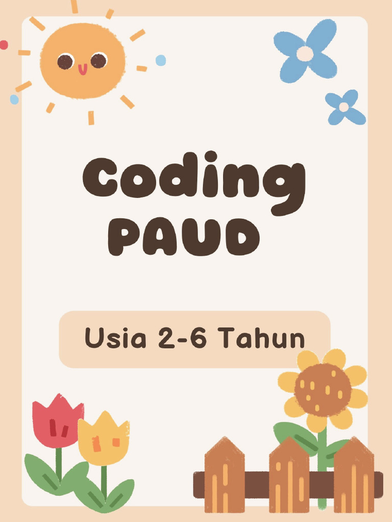 Coding PAUD 2-6 Tahun | PDF
