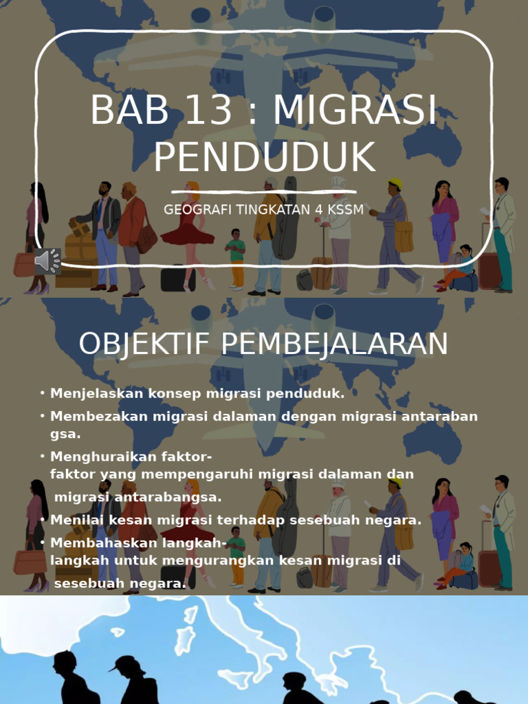 Geografi Tingkatan 4 Bab 13 Migrasi Penduduk | PDF