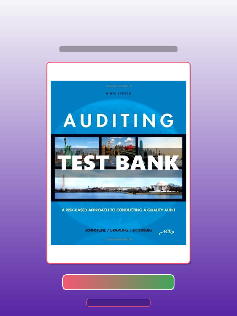 Auditing A RiskBased Approach To Conducting A Quality Audit 9 Ed ...