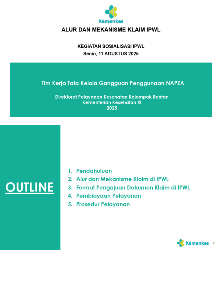 Alur Dan Mekanisme Klaim IPWL-2 | PDF