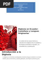 La Diglosia en Ecuador | PDF | Sociolingüística | Exclusión social
