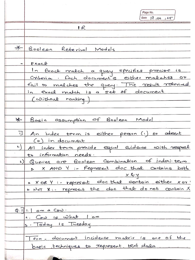 Ir Notes | PDF
