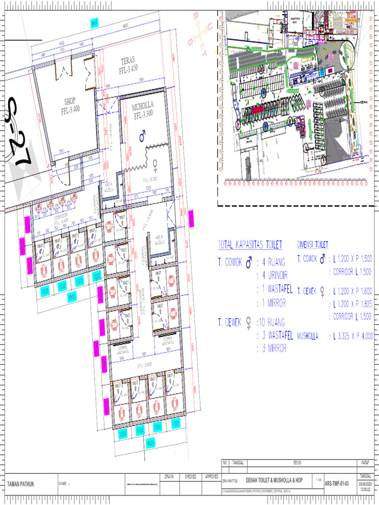 Taman Pathuk Shop Layout Plan | PDF