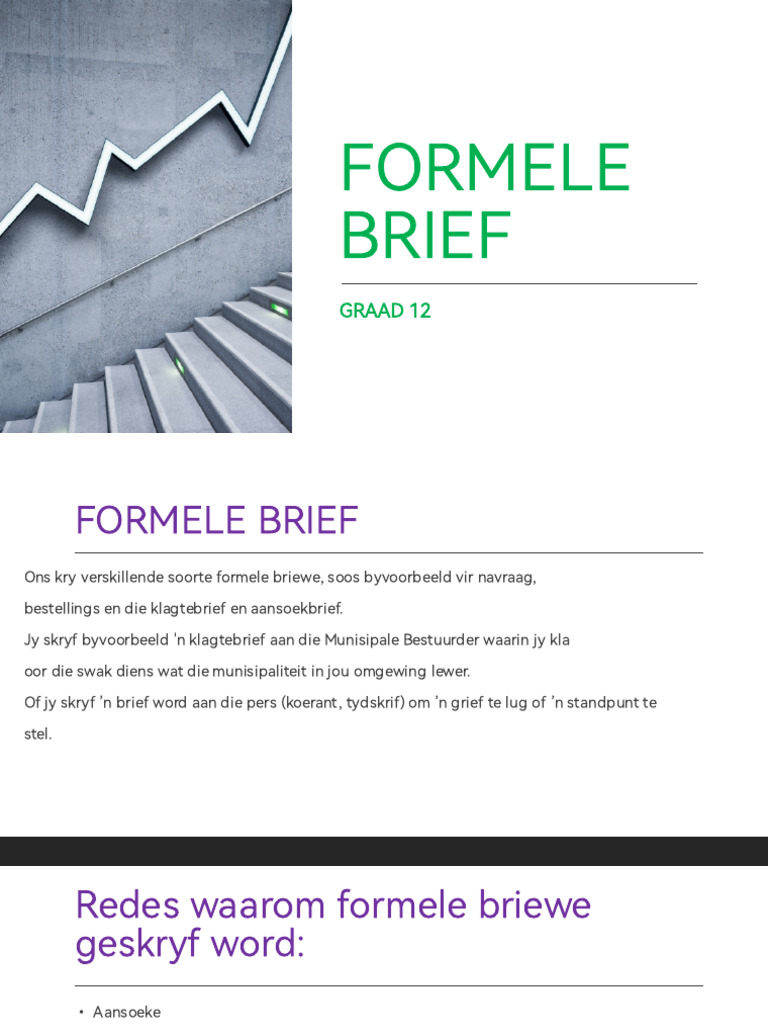 Formele Brief | PDF