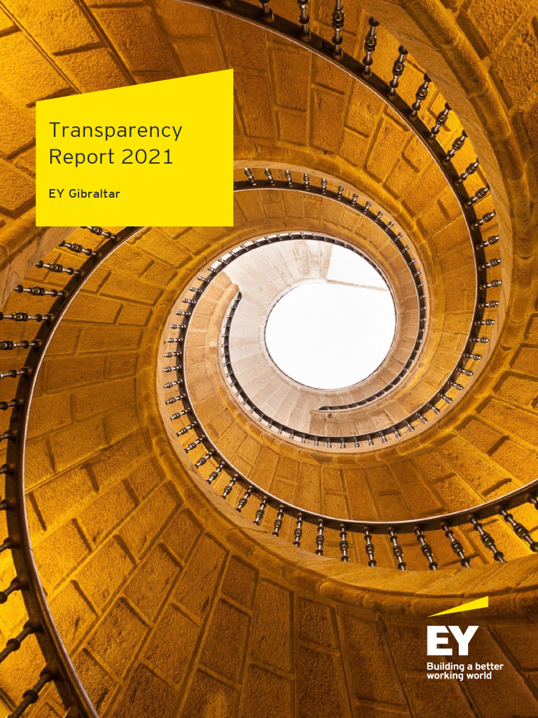 EY Gibraltar Transparency Report 2021 | PDF | Audit | Regulatory Compliance