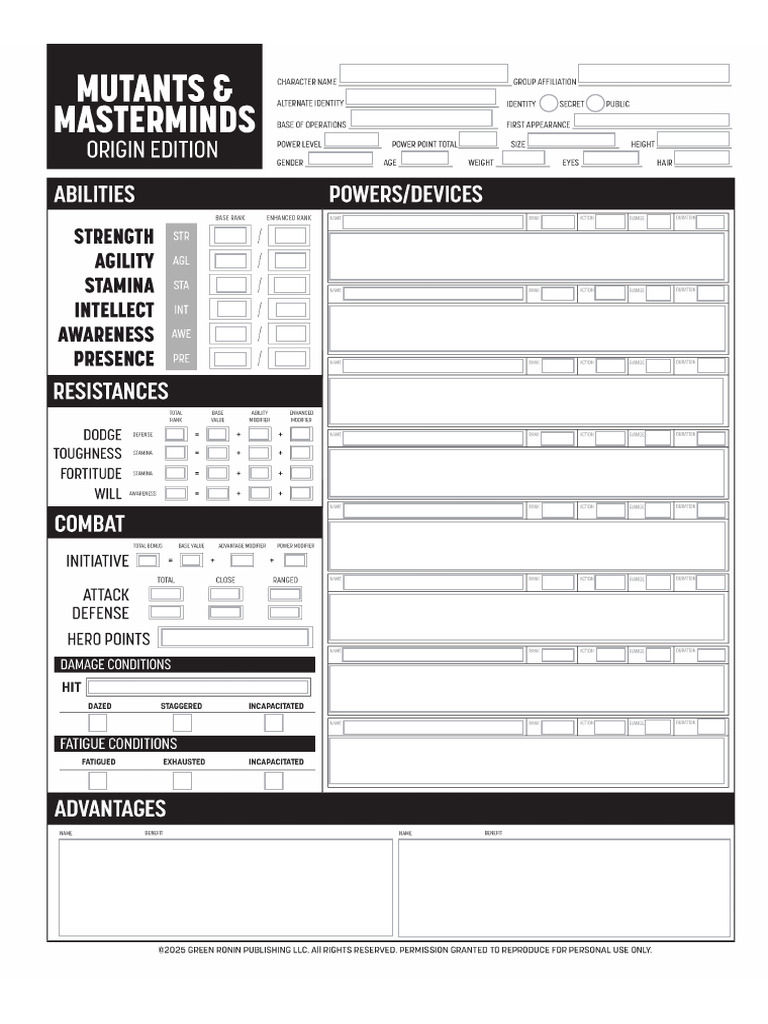 Character Sheet Fillable | PDF | Role Playing Games | Tabletop Games