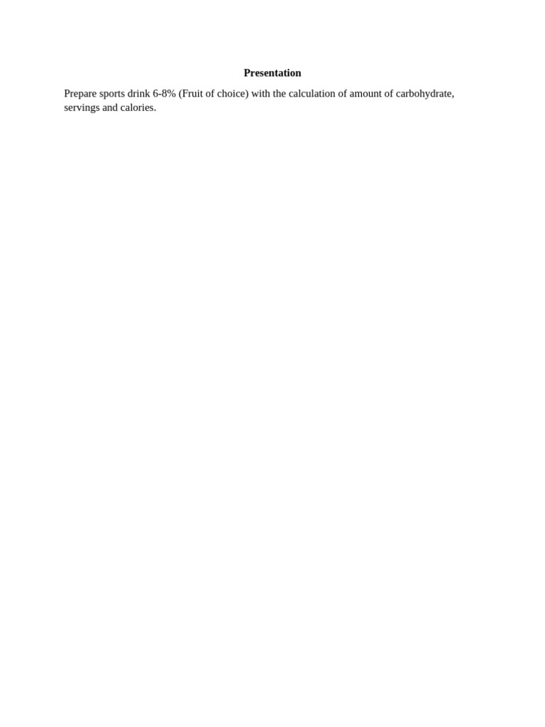 Presentation Topic Sports Nut | PDF