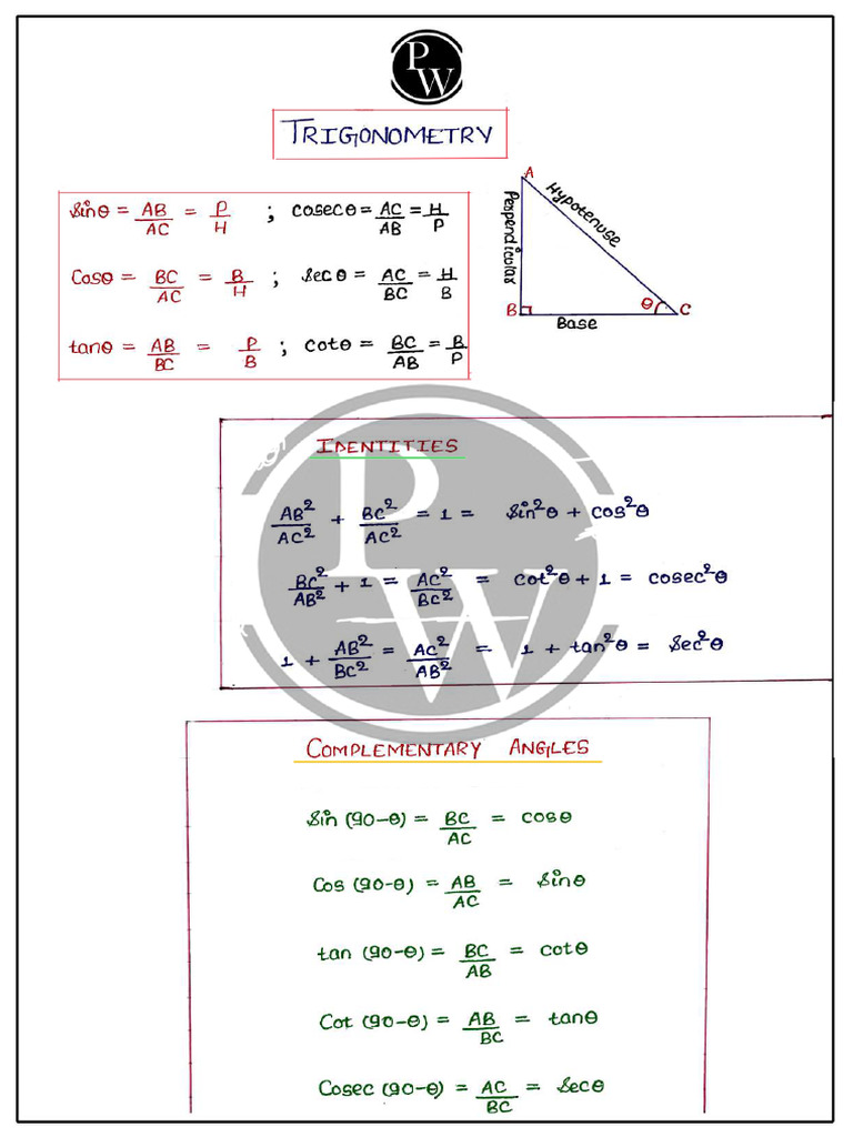 Trigonometry (2) Watermarked | PDF