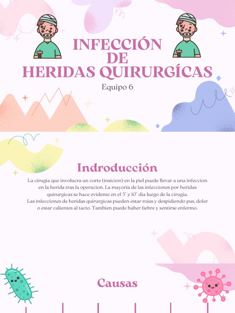 Infección de Heridas Quirúrgicas | PDF | Cirugía | Herida