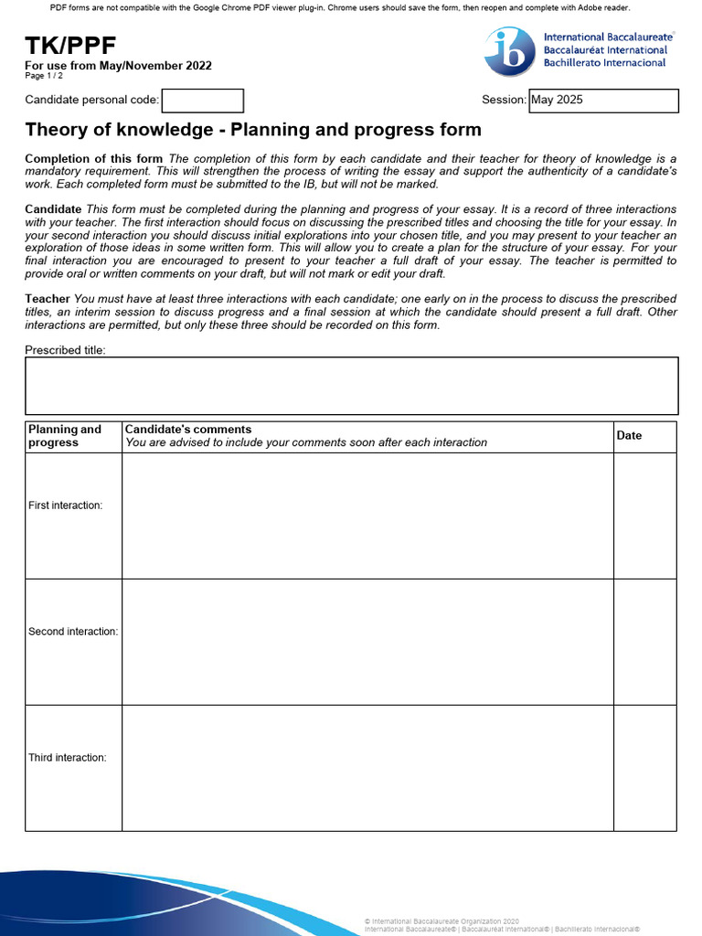 TK/PPF Planning and Progress Form | PDF | Schools | Educational Stages