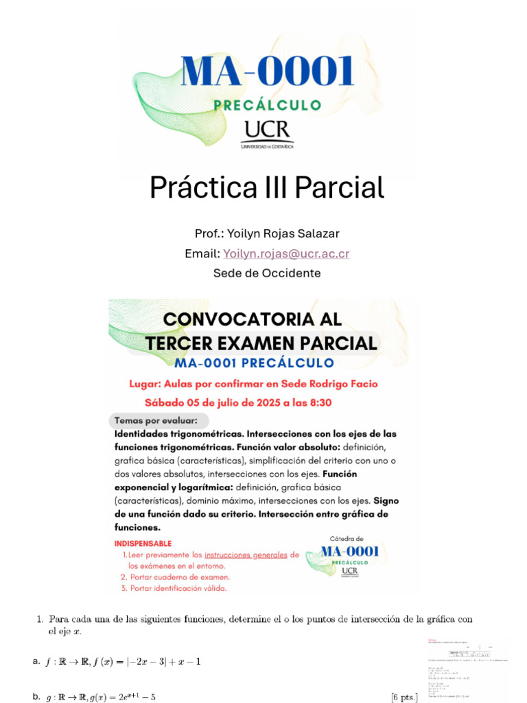 Practica Resuelta III Parcial I 2025 | PDF