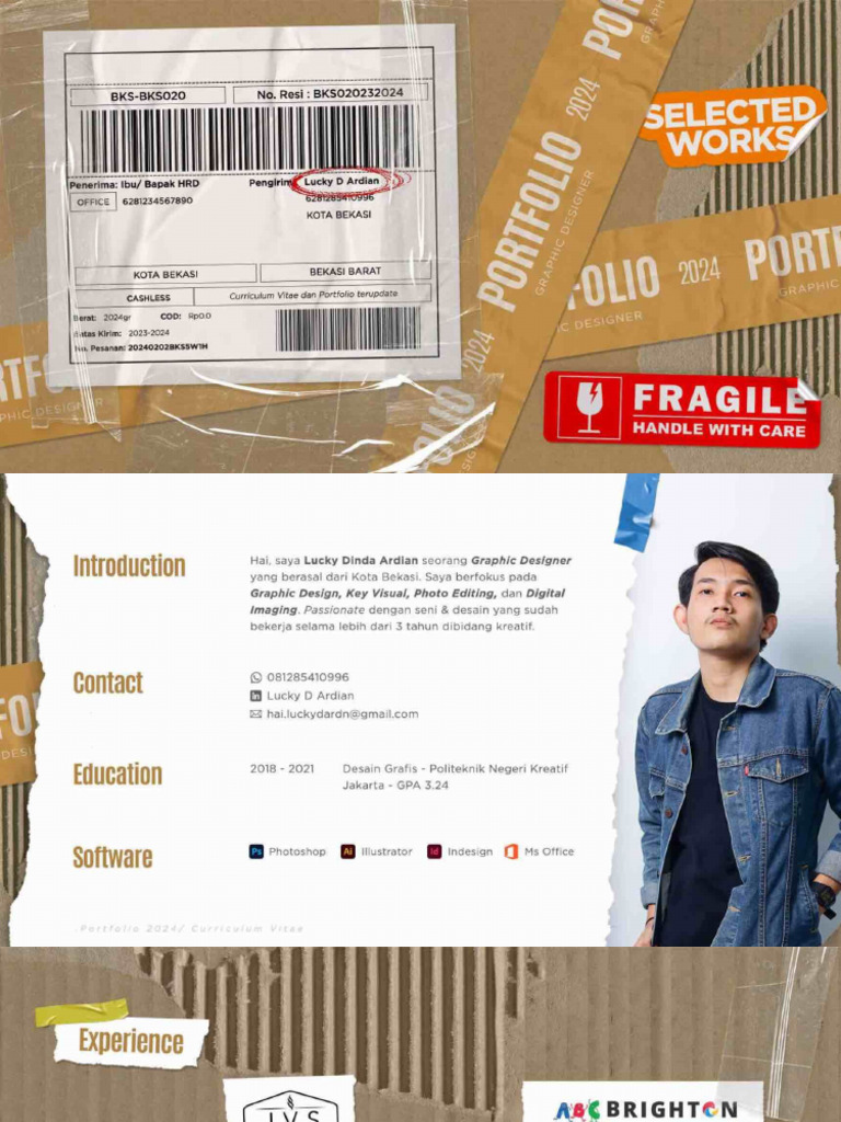 Lucky D Ardian Design Graphic Resume | PDF