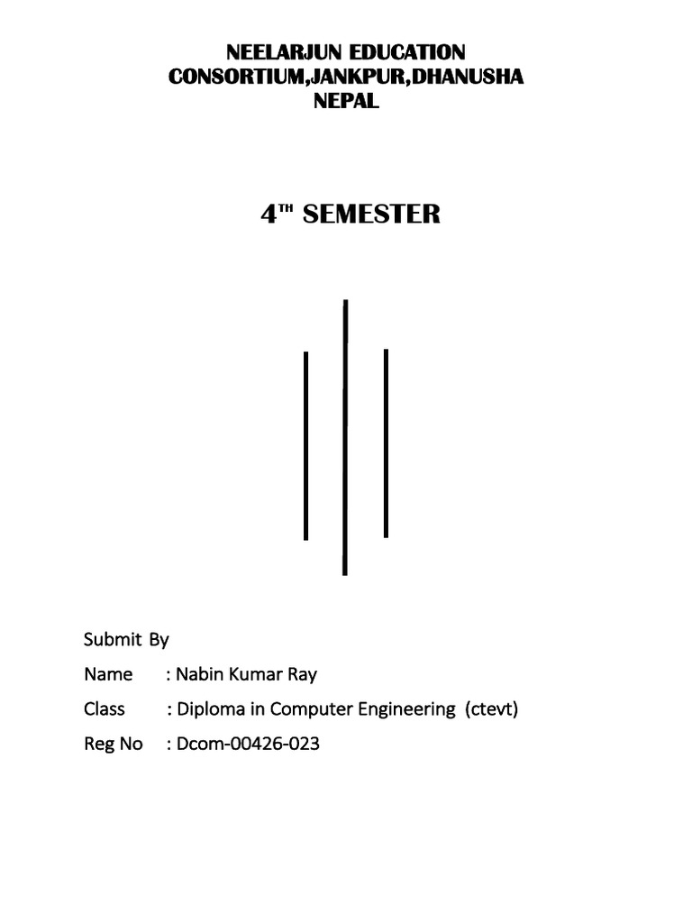 4th Semester | PDF