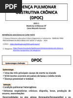 Diagnóstico Radiológico da DPOC | PDF | Doença de obstrução pulmonar ...