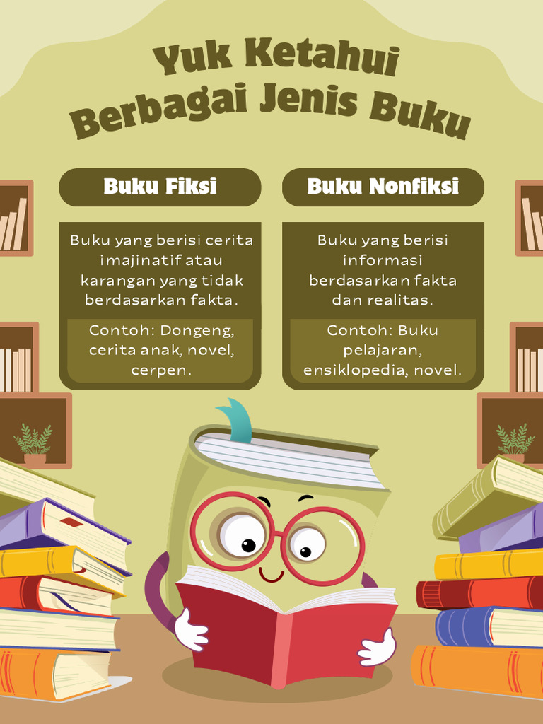 Jenis-Jenis Buku: Fiksi dan Nonfiksi | PDF