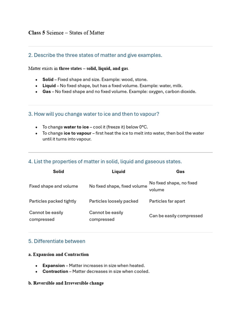 Understanding States of Matter | PDF