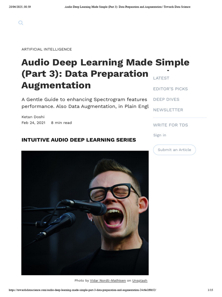 Audio Deep Learning Made Simple (Part 3) - Data Preparation and ...