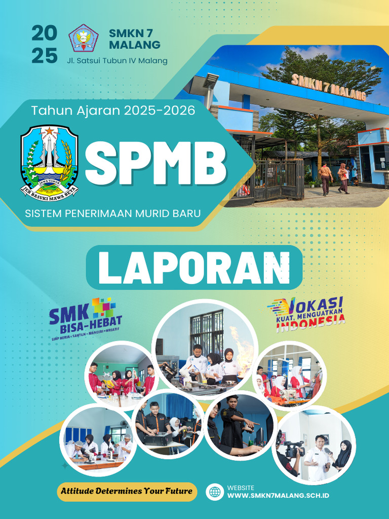 Cover Laporan Spmb - Smkn 7 Malang | PDF
