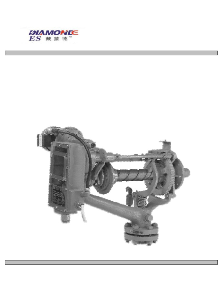 DMD-5A DMD-G9B Fixed Position Rotating Sootblower Instruction Manual | PDF