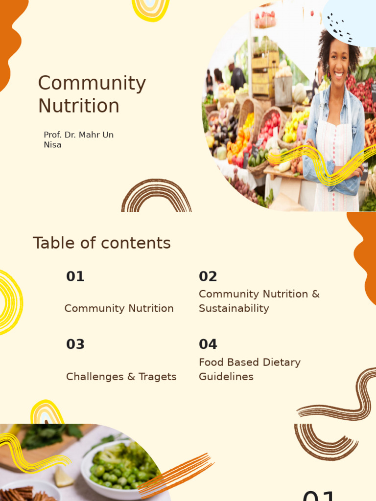 Community Nutrition Guidelines Overview | PDF | Nutrition | Diet ...