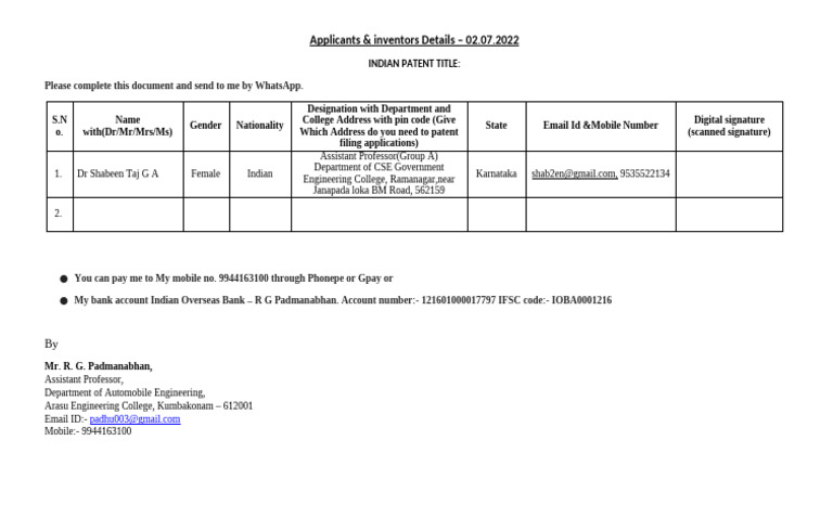 Indian Patent | PDF